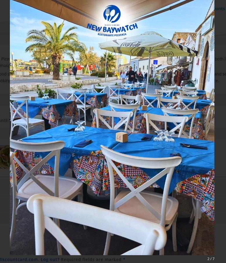 New Bay Watch Ristorante - Pizzeria - Malta Discount Card